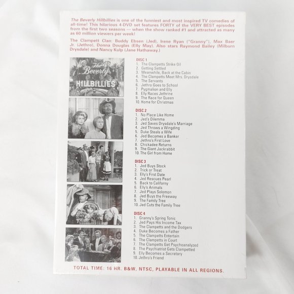 Media The Beverly Hillbillies Collection Dvd 4disc Set New Factory